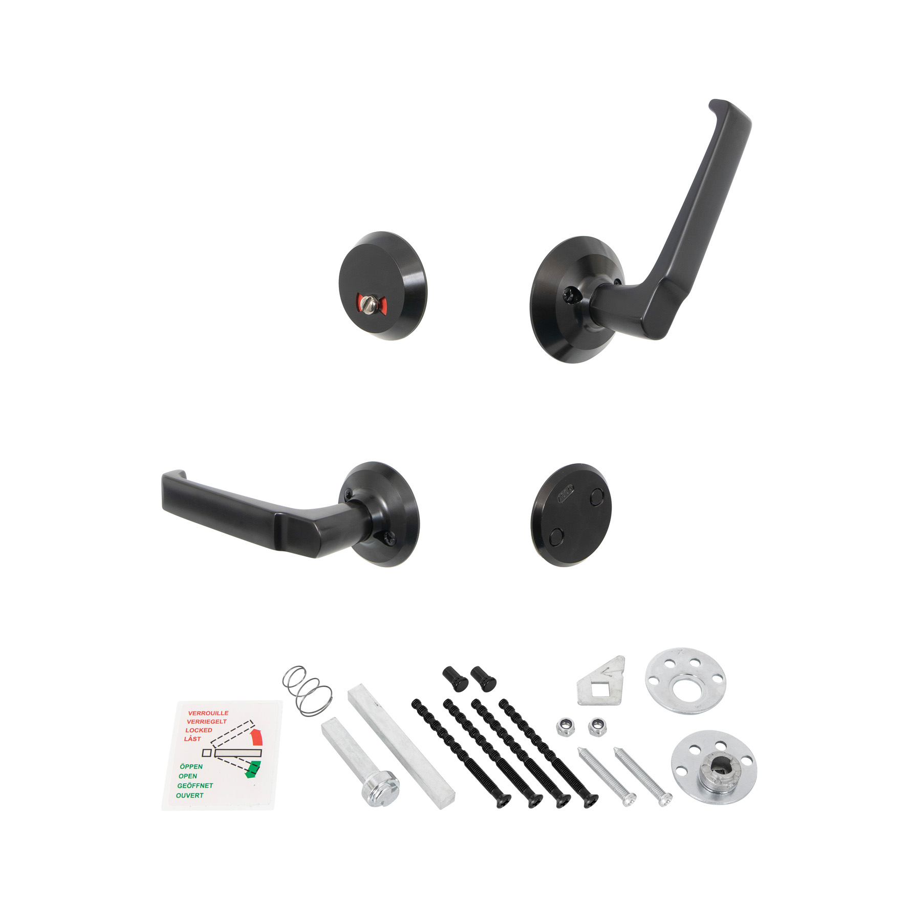 RWC-BEHÖR ASSA 9565T MIRUS SVART MATT