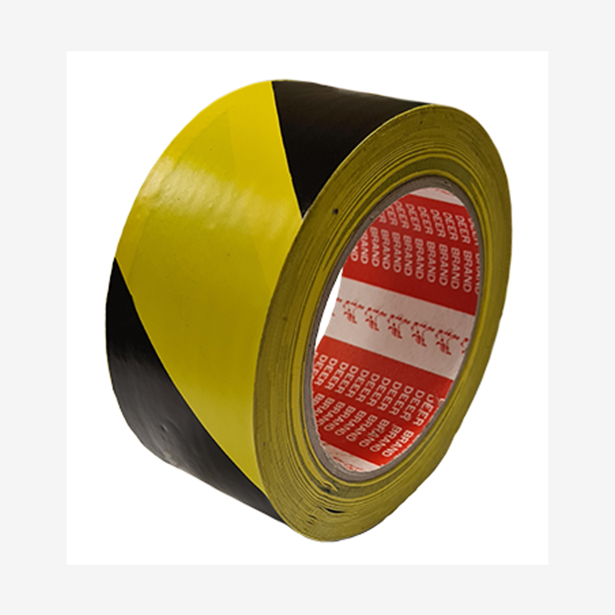 TEJP VARNINGSTEJP 50 MM X 33 METER GUL/SVART